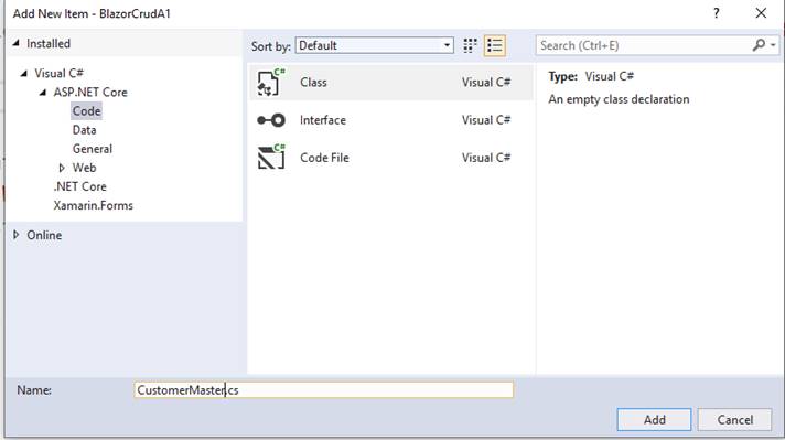 Create Crud App With Asp Core Blazor Webassembly Web Api Vscode